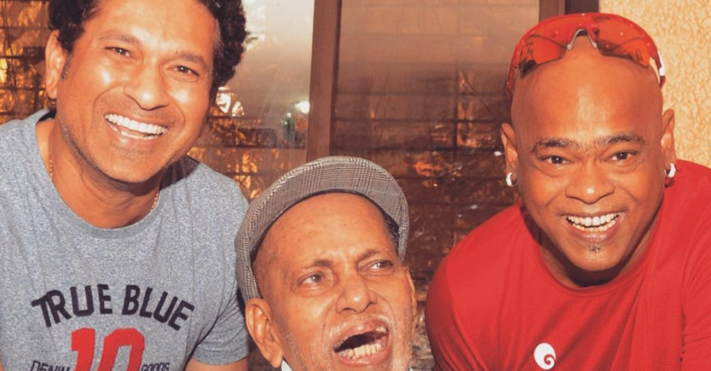 Sachin posts heartwarming picture with coach Ramakant Achrekar - India ...