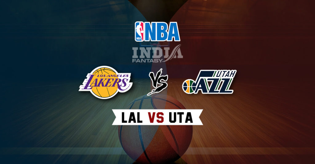 LAL vs UTA Dream11 NBA Team Prediction - Fantasy Team News