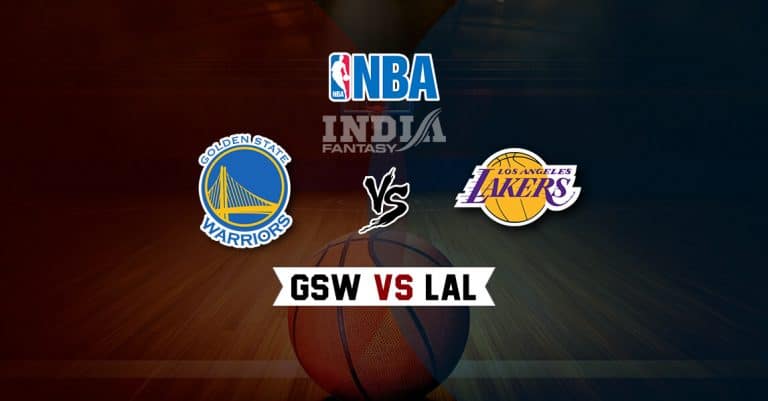 LAL vs GSW Dream11, Los Angeles Lakers vs Golden State Warriors