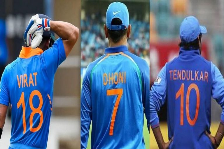 Top 10 Jersey Numbers in Cricket - India Fantasy