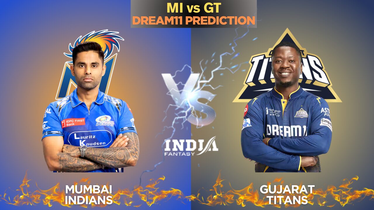 MI vs GT Dream11 Prediction IPL 2025 Match-56, Team News, Pitch Report, Squad, Fantasy Teams ...