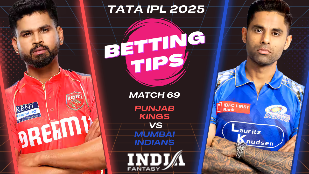 PBKS vs MI Today’s Match Prediction & Cricket Betting Tips: IPL 2025, Match 69, May 26th - India ...