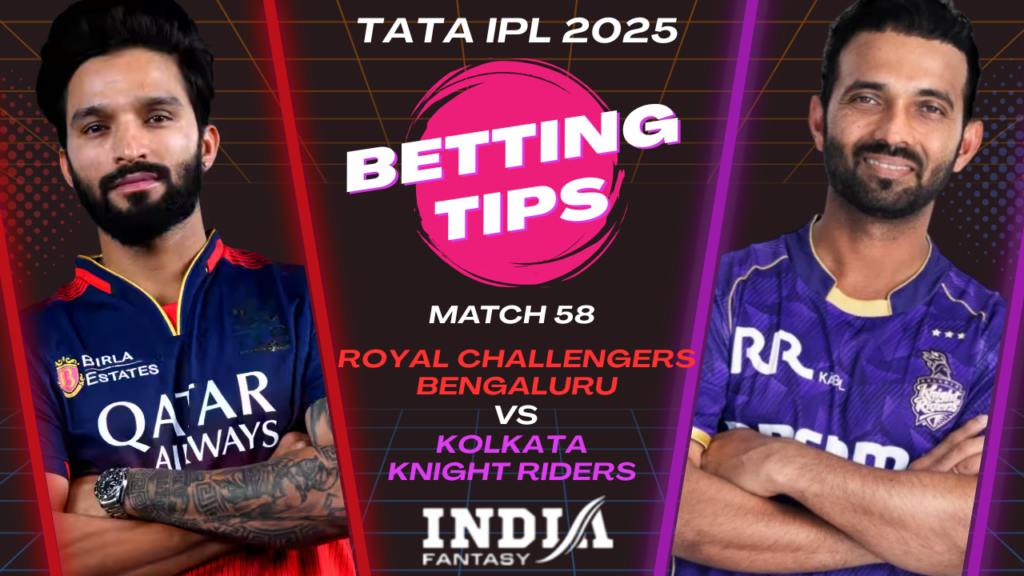 RCB vs KKR Today’s Match Prediction & Cricket Betting Tips: IPL 2025 ...