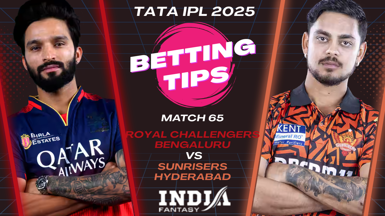 RCB vs SRH Today’s Match Prediction & Cricket Betting Tips: IPL 2025, Match 65, May 23rd - India ...