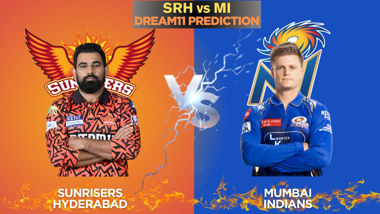 SRH vs MI Dream11 Prediction IPL 2025 Match-41, Team News, Pitch Report, Squad, Fantasy Teams ...