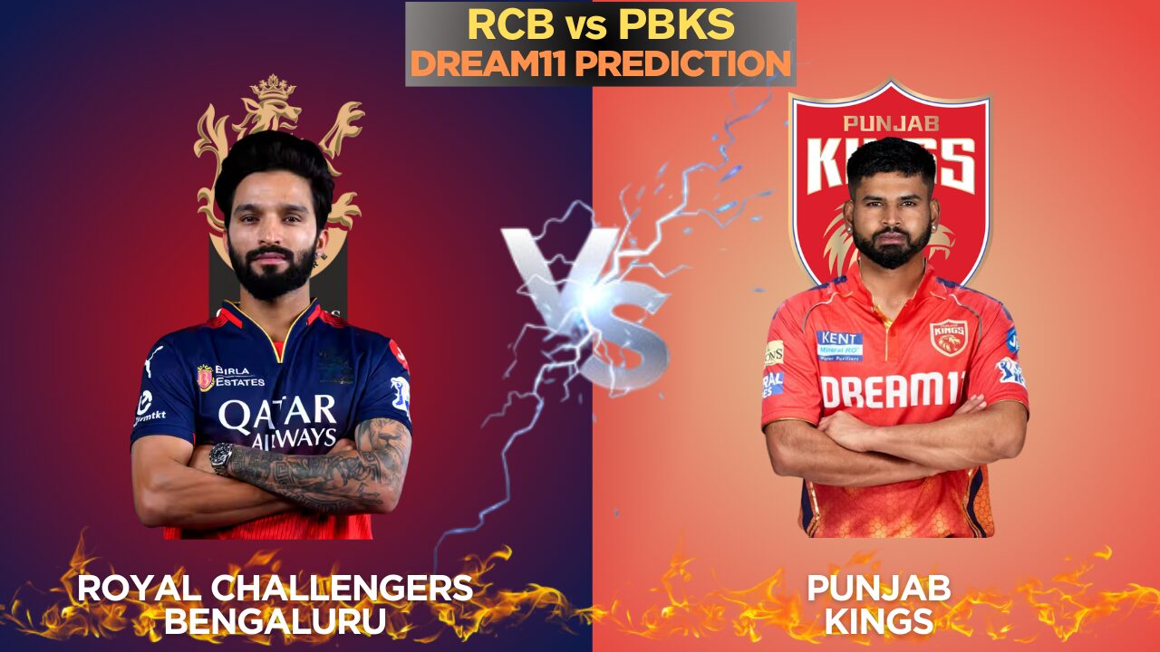 RCB vs PBKS Dream11 Prediction IPL 2025 Match-34