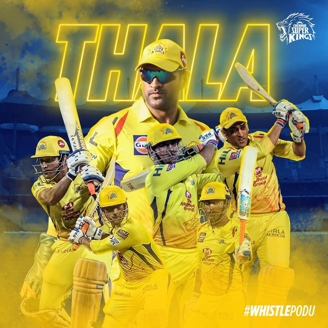 CSK Poster: The 4-time IPL Champions and their historic posters - India ...